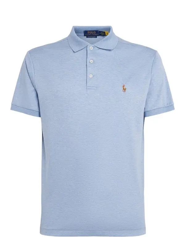 Polo Ralph Lauren Custom Slim-fit Polo Shirt - Blue