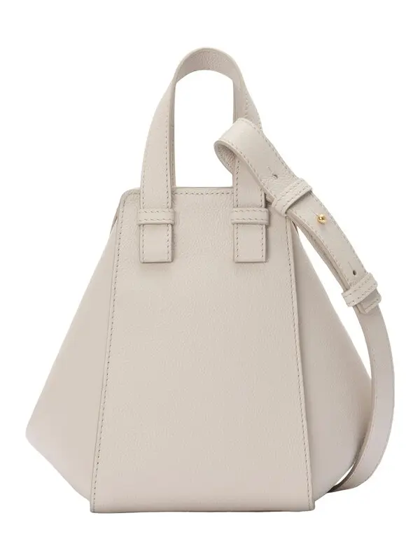 Loewe Leather Hammock Top Handle Bag - White