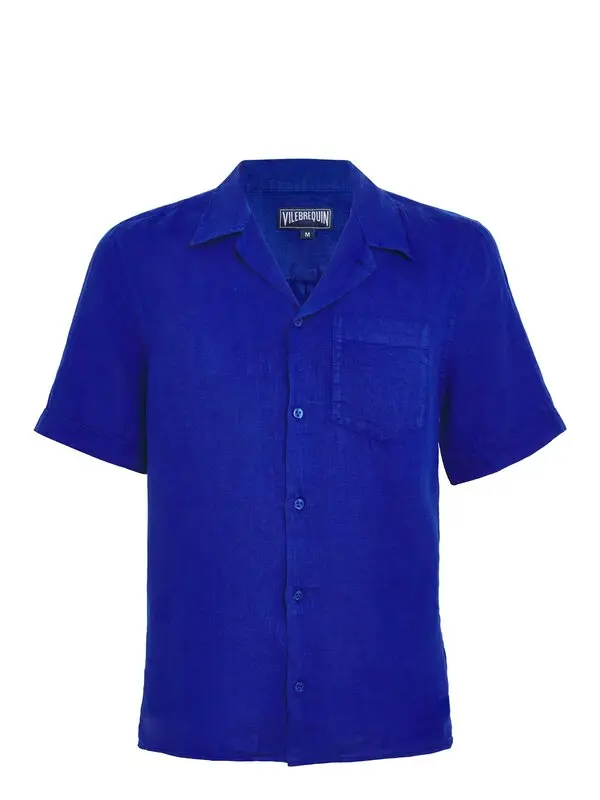 Vilebrequin Linen Charli Shirt - Blue