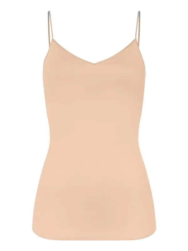 Hanro Cotton Seamless Padded Camisole - Nude