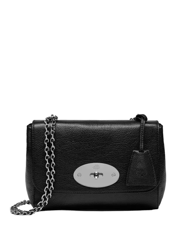 Mulberry Leather Lily Shoulder Bag - Black