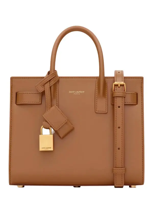 Saint Laurent Nano Sac De Jour Tote - Brown