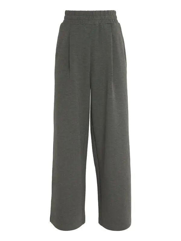 Varley The Extra Wide Leg Trousers - Grey