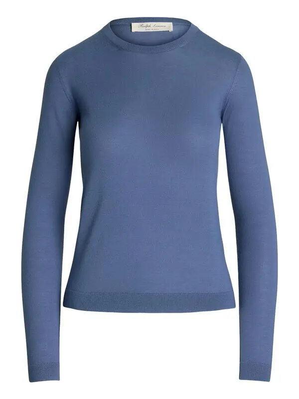 Ralph Lauren Cashmere Crew-neck Sweater - Blue