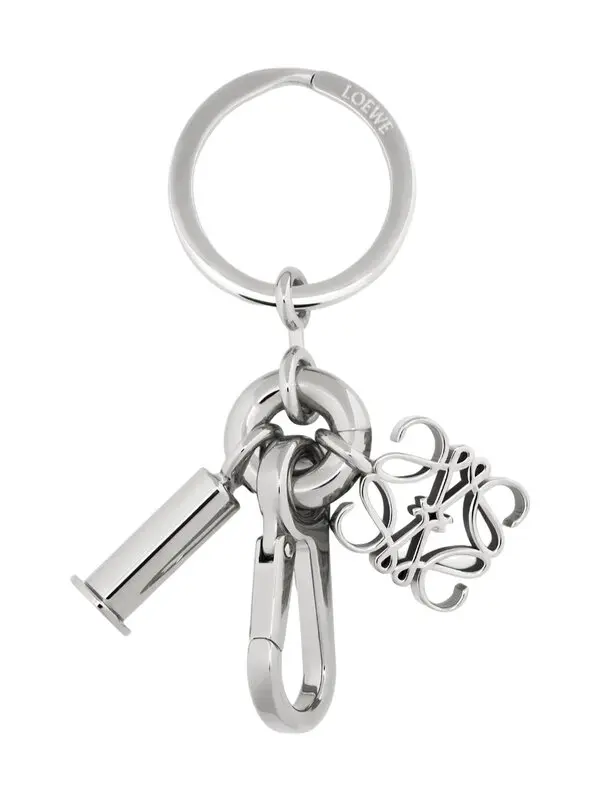 Loewe Anagram Keyring - Silver