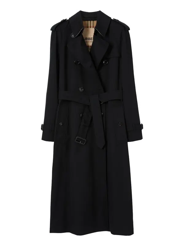 Burberry Waterloo Long Trench Coat - Black