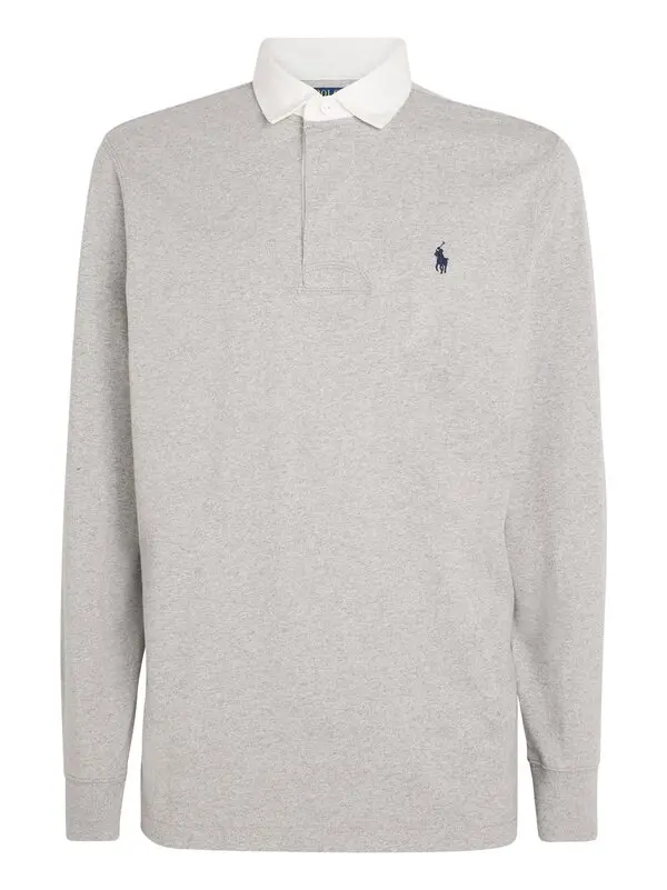 Polo Ralph Lauren Cotton The Iconic Rugby Shirt - Grey