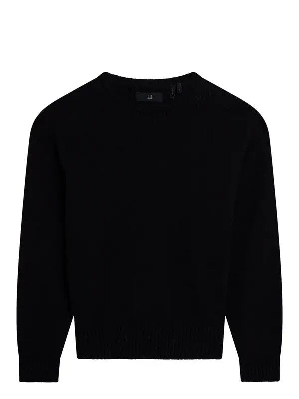 Dunhill Cotton Crew-neck Sweater - Navy