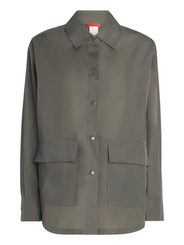 Max & Co. Nylon Overshirt - Green