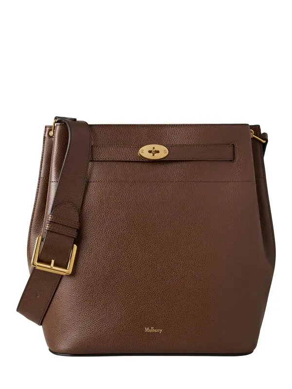 Mulberry Large Leather Islington Bucket Bag - Brown