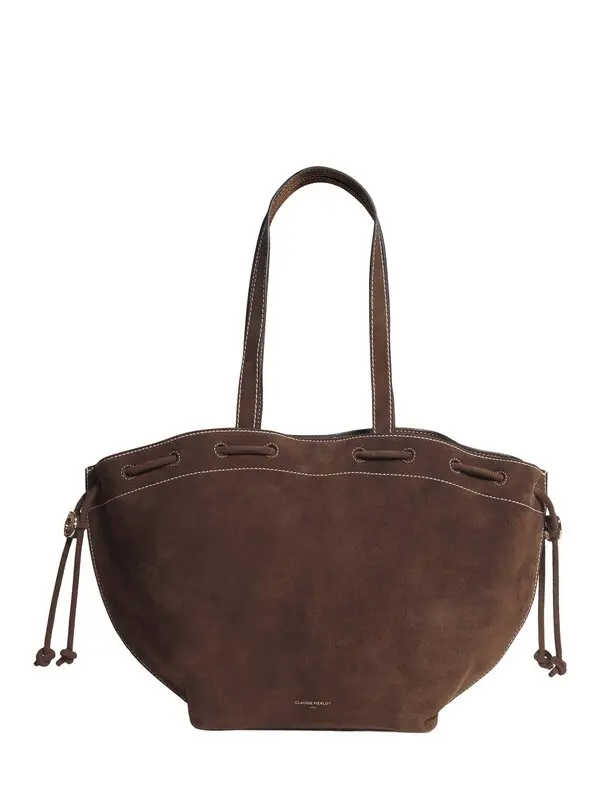 Claudie Pierlot Suede Alban Tote - Brown