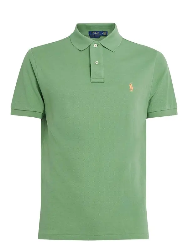 Polo Ralph Lauren Cotton Mesh Custom-fit Polo Shirt - Green