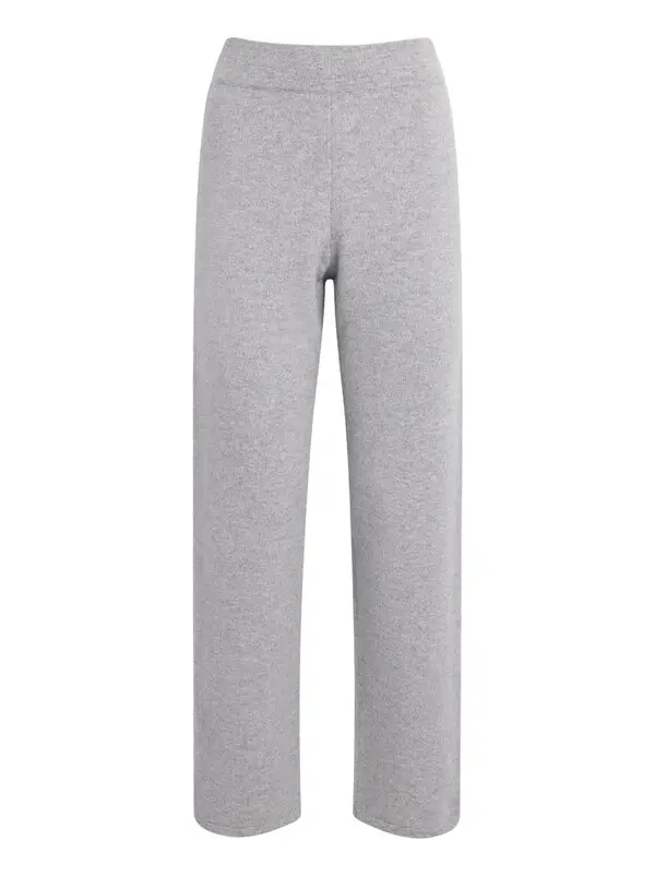 Falke Cashmere Straight Leg Trousers - Grey