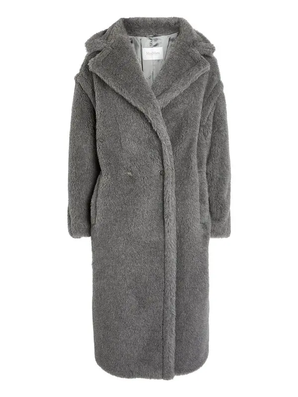 Max Mara Teddy Bear Icon Overcoat - Grey