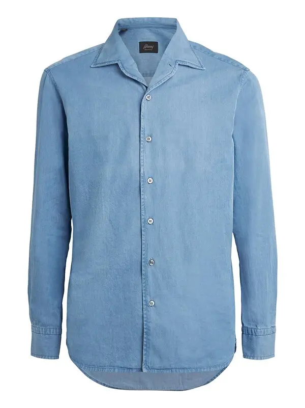 Brioni Cotton Shirt - Blue