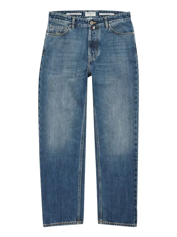 Jacob Cohen Stretch-cotton Relaxed Sean Jeans - Blue