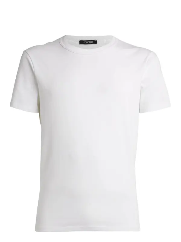 TOM FORD Stretch-cotton T-shirt - White