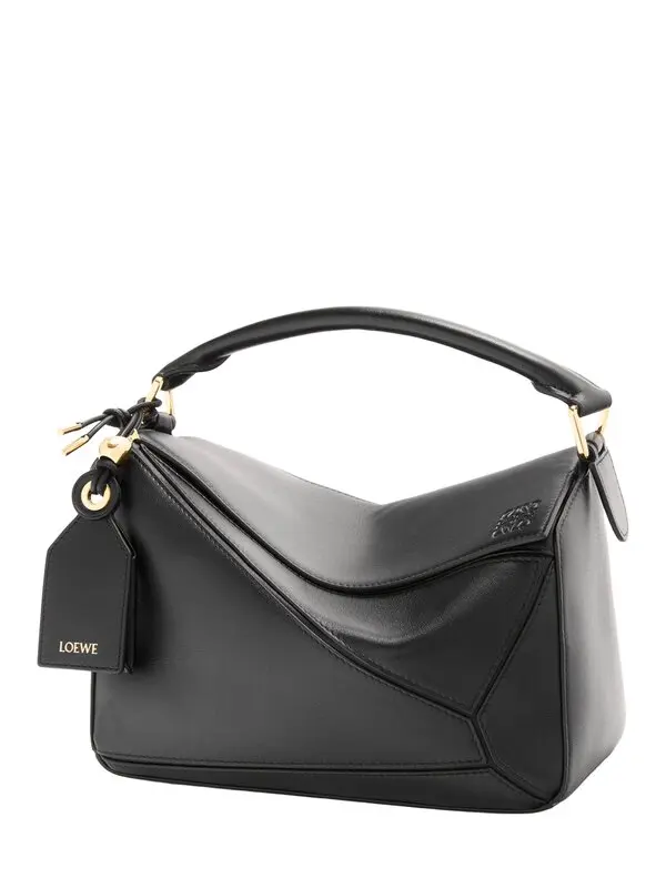 Loewe Small Puzzle Top-handle Bag - Black