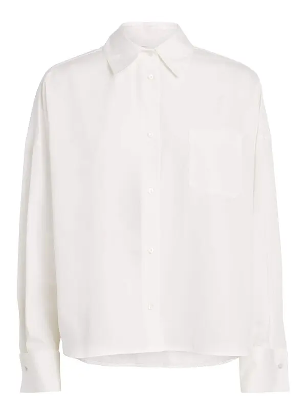 Max Mara Cotton Embroidered Shirt - White