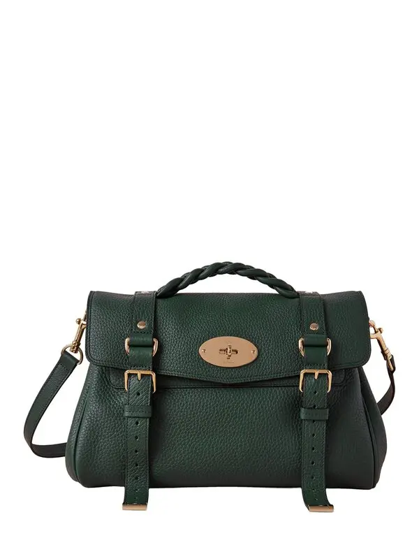 Mulberry Leather Alexa Crossbody Bag - Green