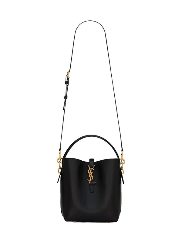 Saint Laurent Small Le 37 Bucket Bag - Black