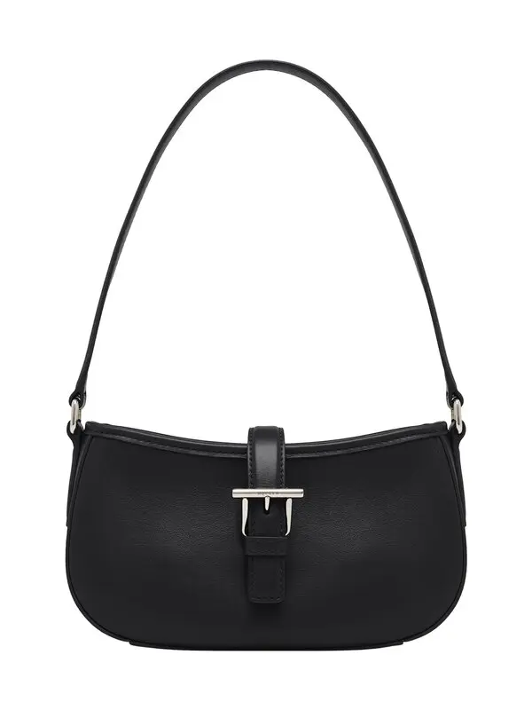 Alexander McQueen Mini Leather T-bar Shoulder Bag - Black