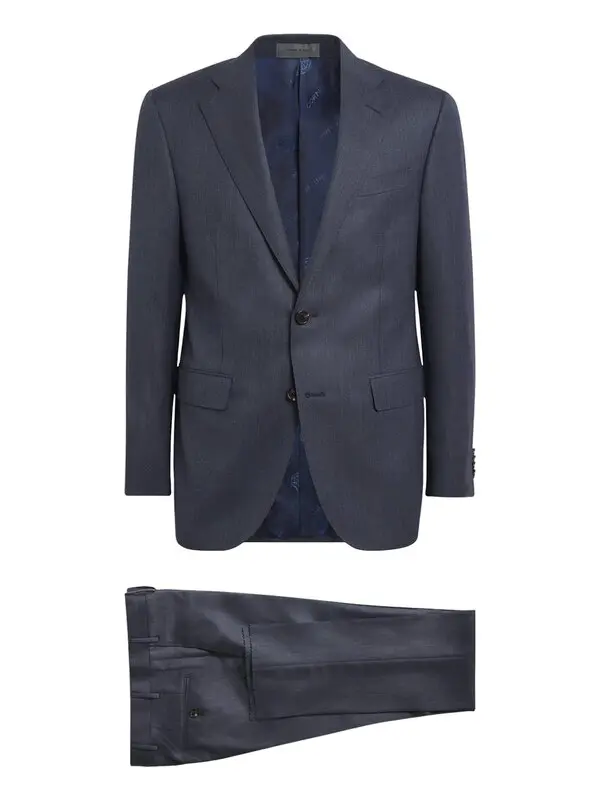 Corneliani Virgin Wool 2-piece Suit - Navy