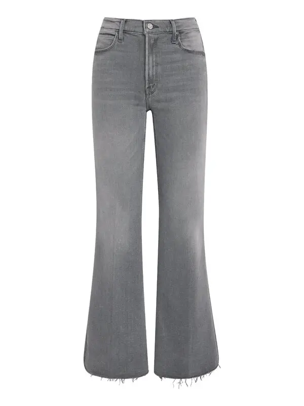MOTHER The Doozy Sneak Fray Jeans - Grey