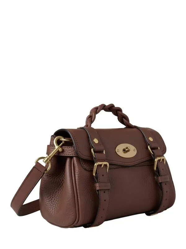 Mulberry Mini Leather Alexa Crossbody Bag - Brown