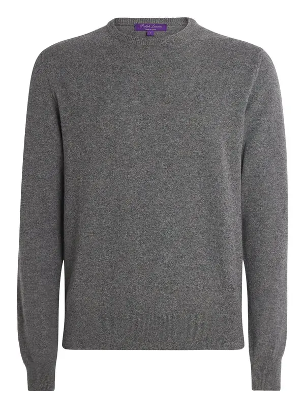 Ralph Lauren Purple Label Cashmere Crew-neck Sweater - Grey