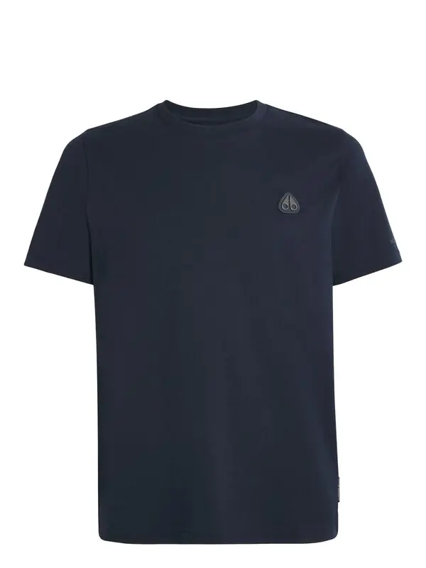 Moose Knuckles Cotton Crescent T-shirt - Navy