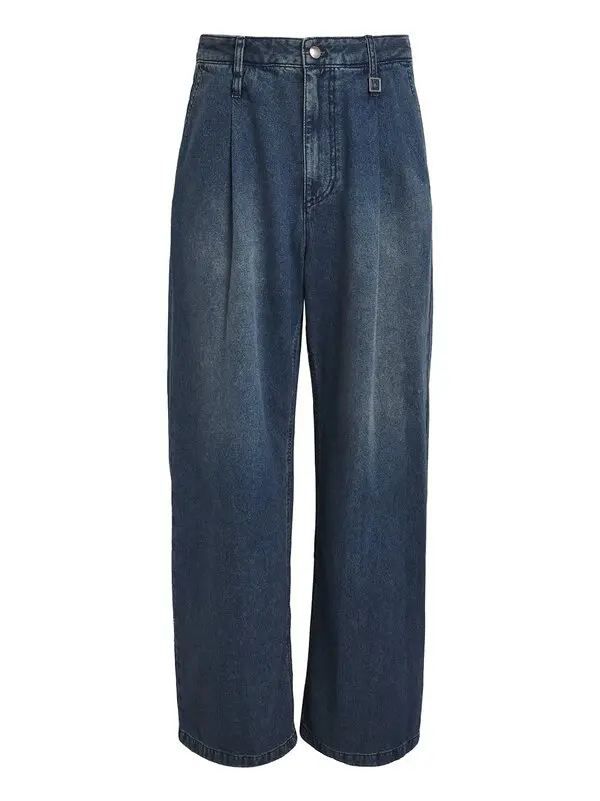 WOOYOUNGMI Wide-leg Denim Jeans - Blue