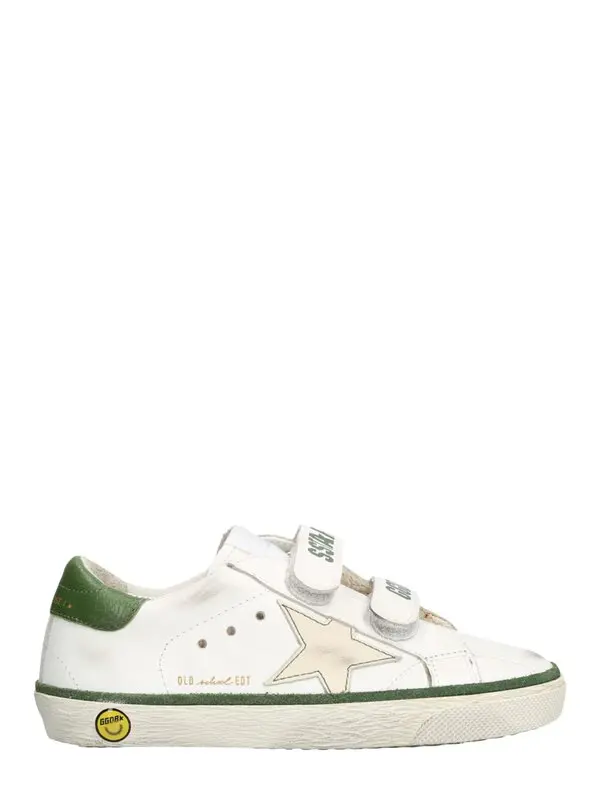 Golden Goose Leather Old School Sneakers - Green