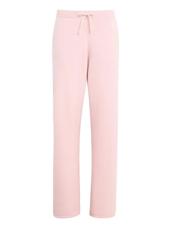 Harrods Cashmere Wide-leg Sweatpants - Pink