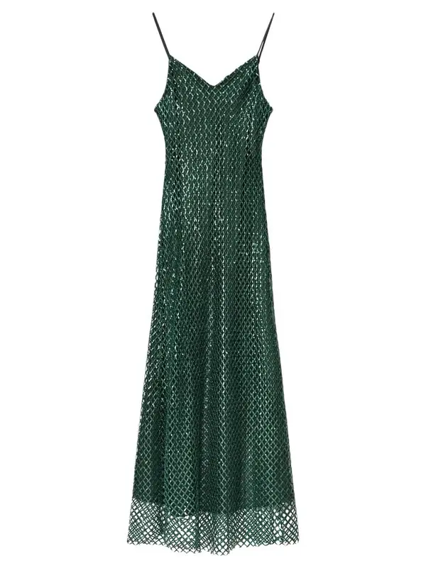 ALLSAINTS Chantelle Midi Dress - Green