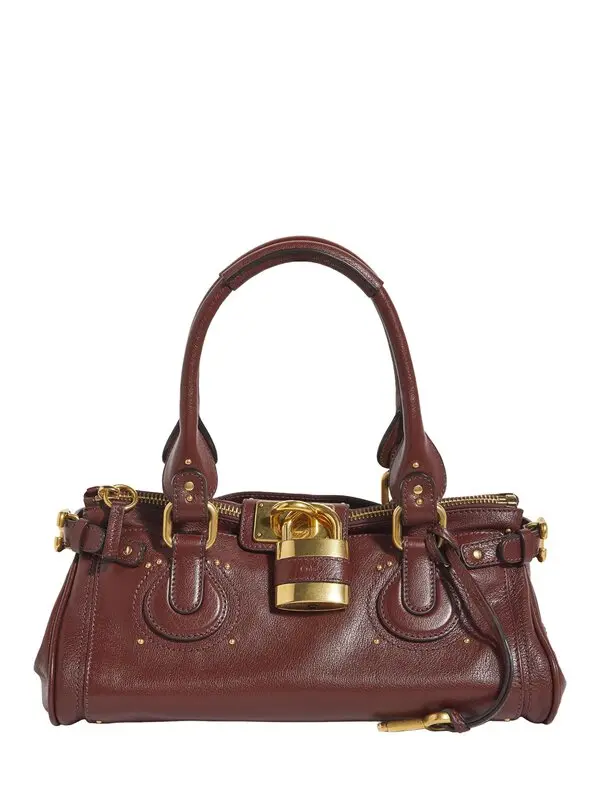 Chloé Leather Paddington Shoulder Bag - Brown