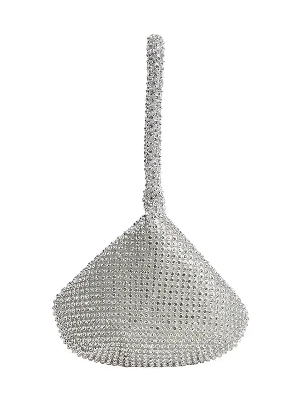 DAVID CHARLES Diamanté Dolly Bag - Silver