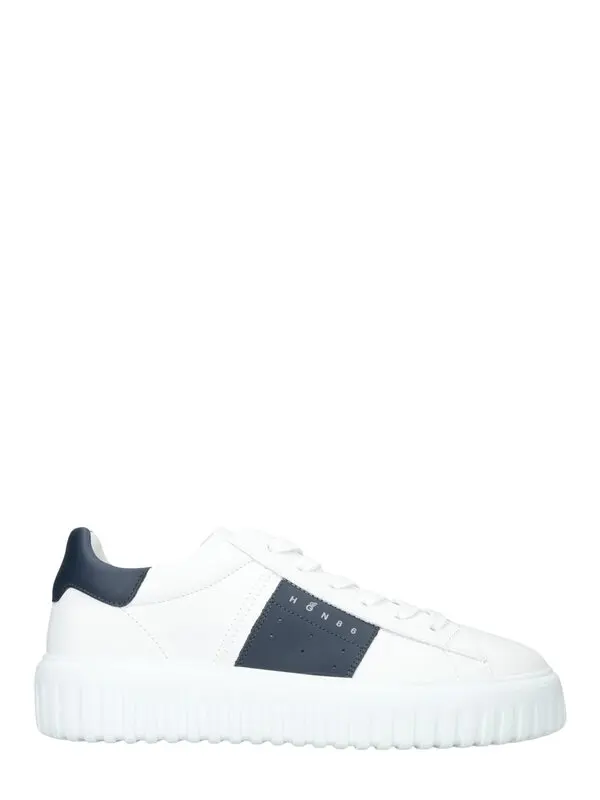 Hogan Leather H-stripes Sneakers - White