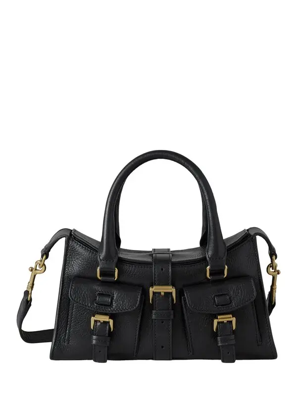Mulberry Mini Leather Roxanne Top-handle Bag - Black