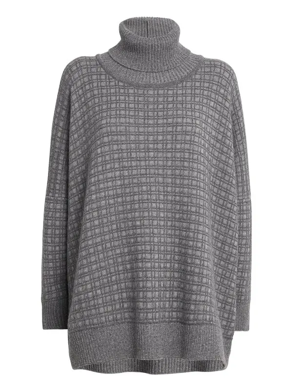 Eskandar Cashmere Rollneck Sweater - Grey