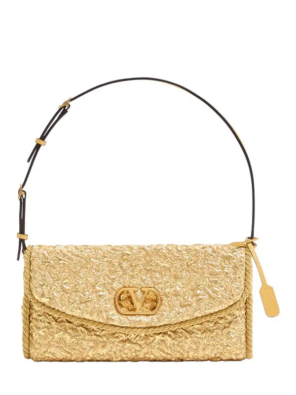 Valentino Garavani Vain Soft Shoulder Bag - Metallic