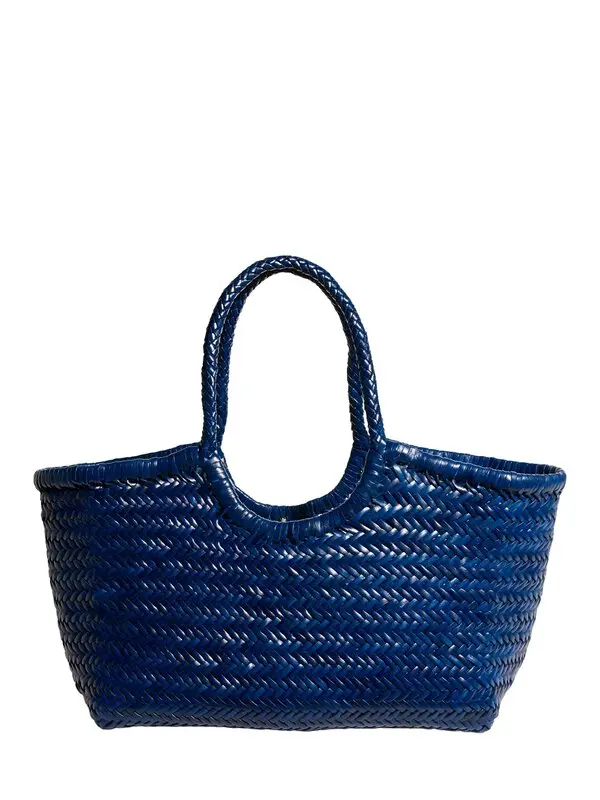 Dragon Diffusion Large Woven Nantucket Tote Bag - Navy