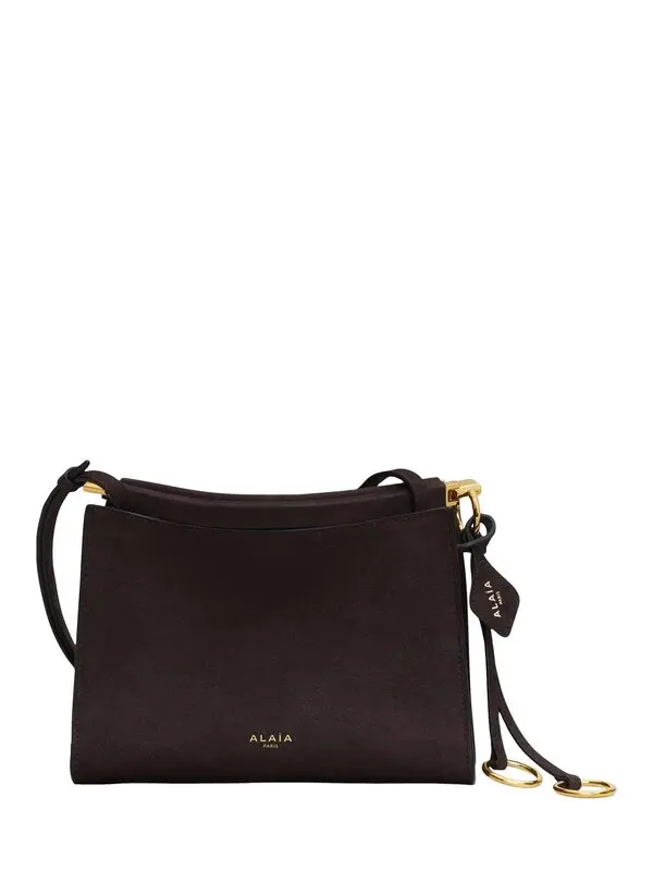 Alaïa Small Leather Le Quick Square Shoulder Bag - Brown