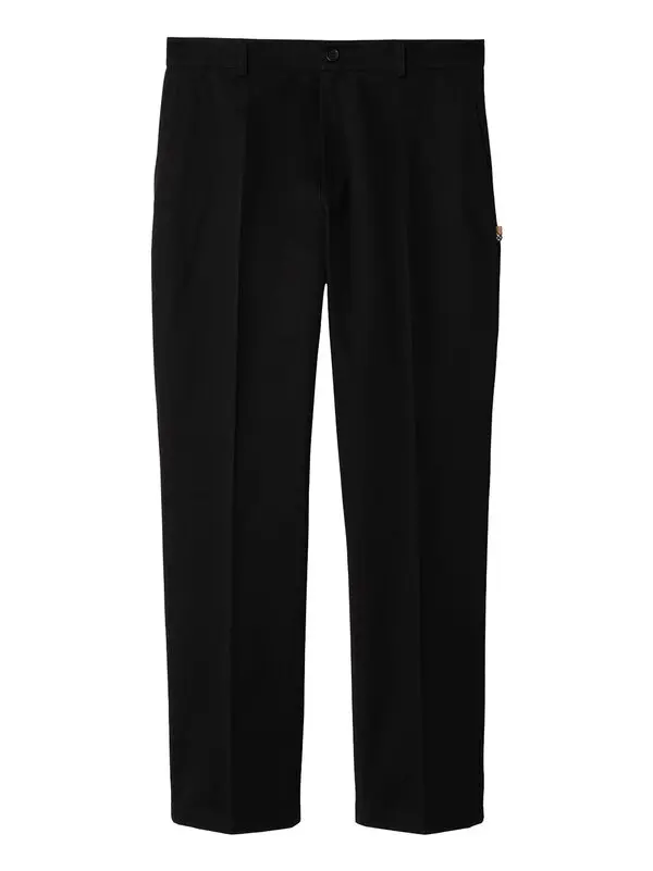 Burberry Cotton Chinos - Black