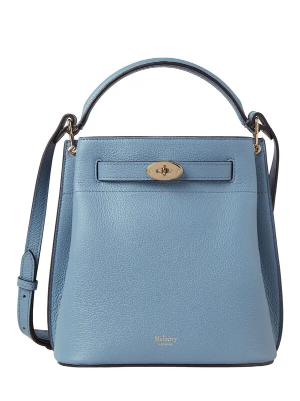 Mulberry Leather Islington Bucket Bag - Blue