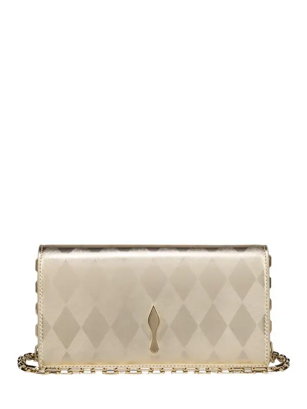 CHRISTIAN LOUBOUTIN Bettina Clutch - Gold