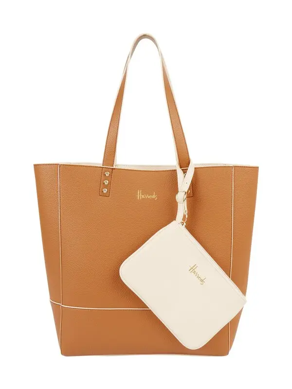 Harrods Fern Tote Bag - Neutral