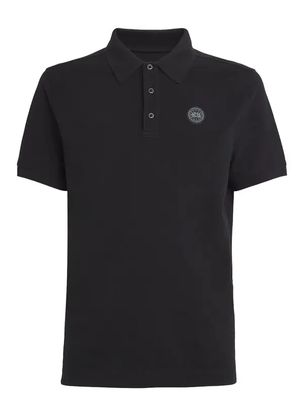 Canada Goose Cotton Logo Beckley Polo Shirt - Black