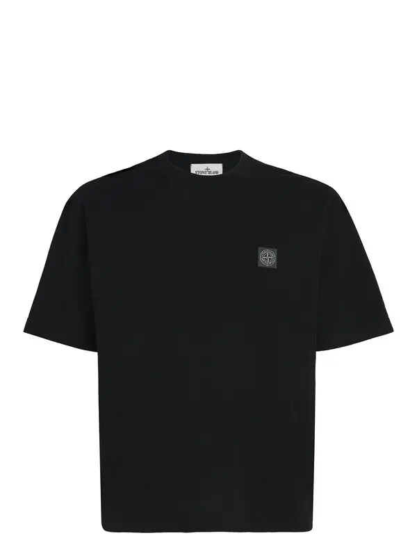 Stone Island Cotton Compass T-shirt - Black