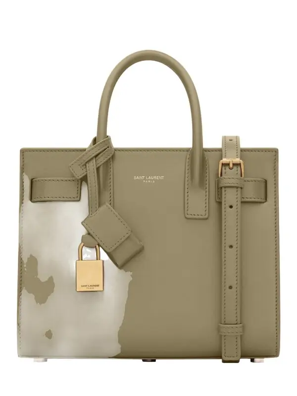 Saint Laurent Nano Sac De Jour Tote - Green